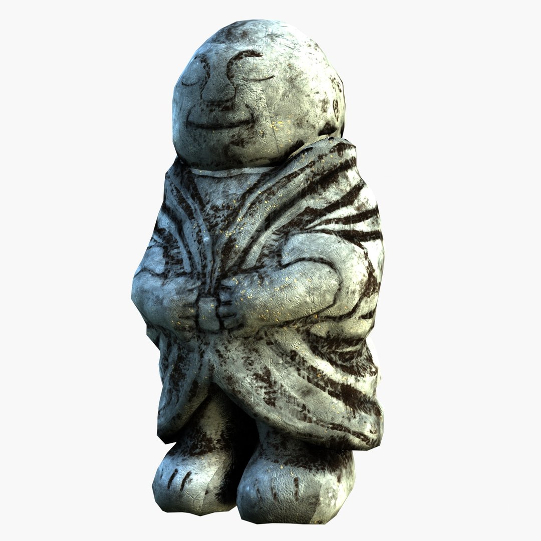 3D Japanese Statue Model - TurboSquid 1469313
