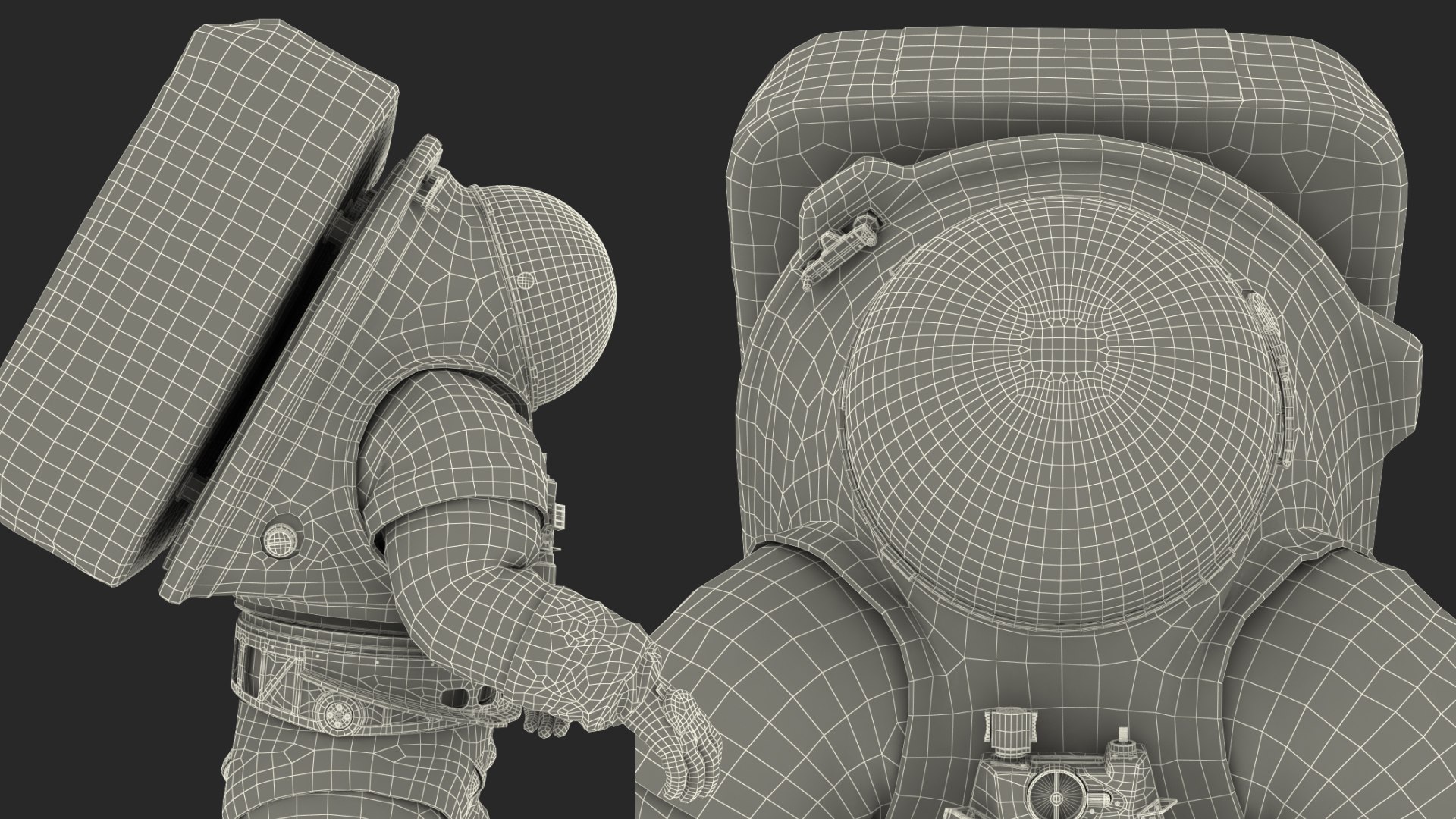 Female Astronaut Spacesuit Nasa 3D Model - TurboSquid 1623330