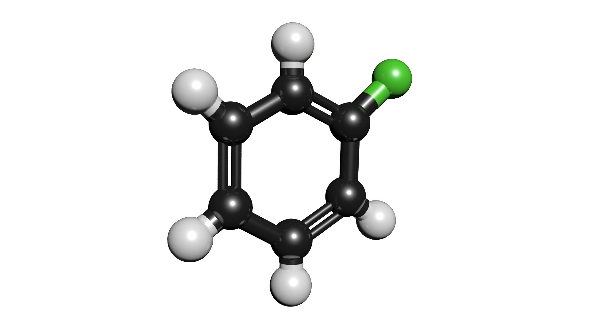 3D c6h5cl chlorobenzene model - TurboSquid 1423977