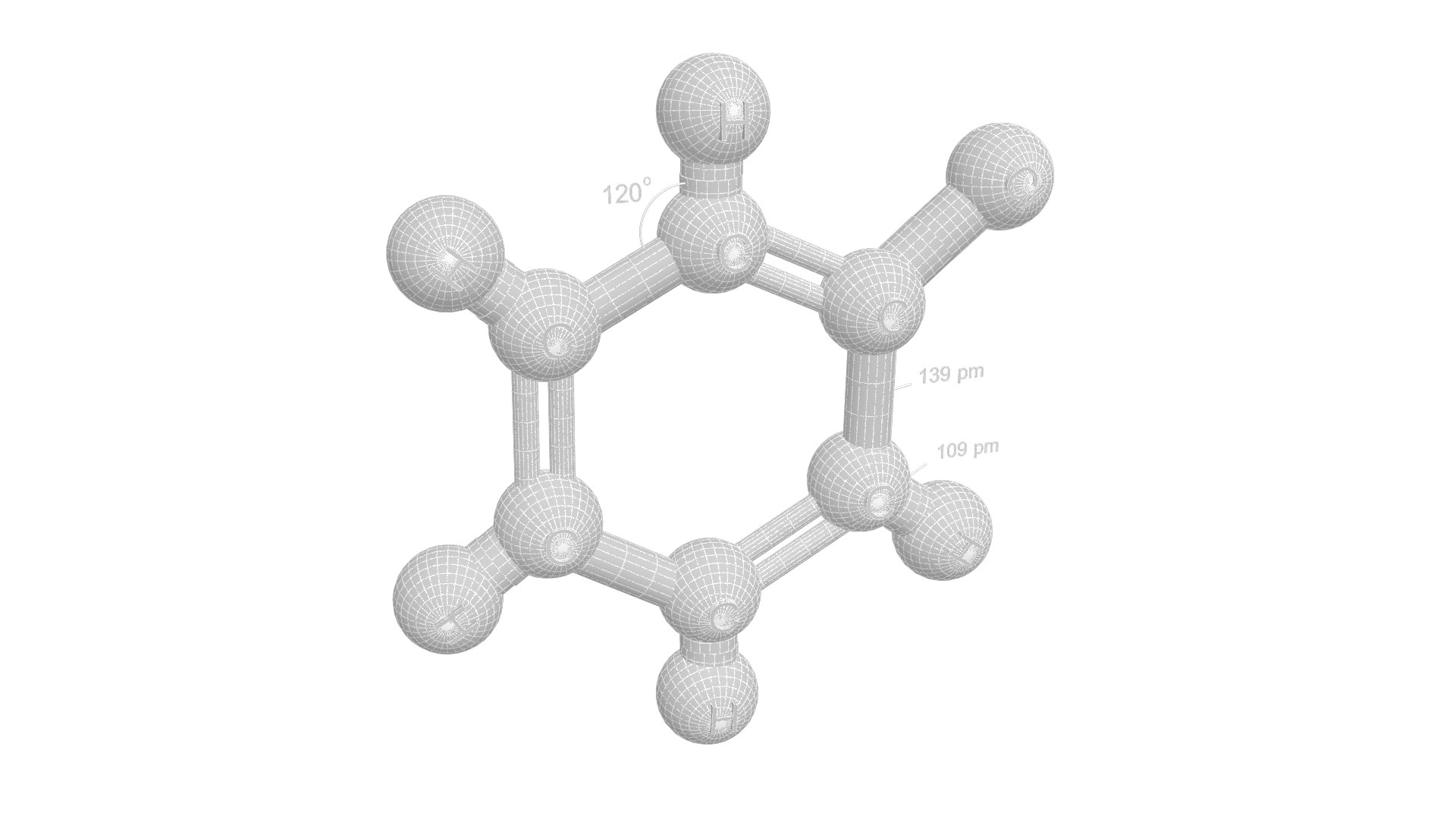 3D c6h5cl chlorobenzene model - TurboSquid 1423977