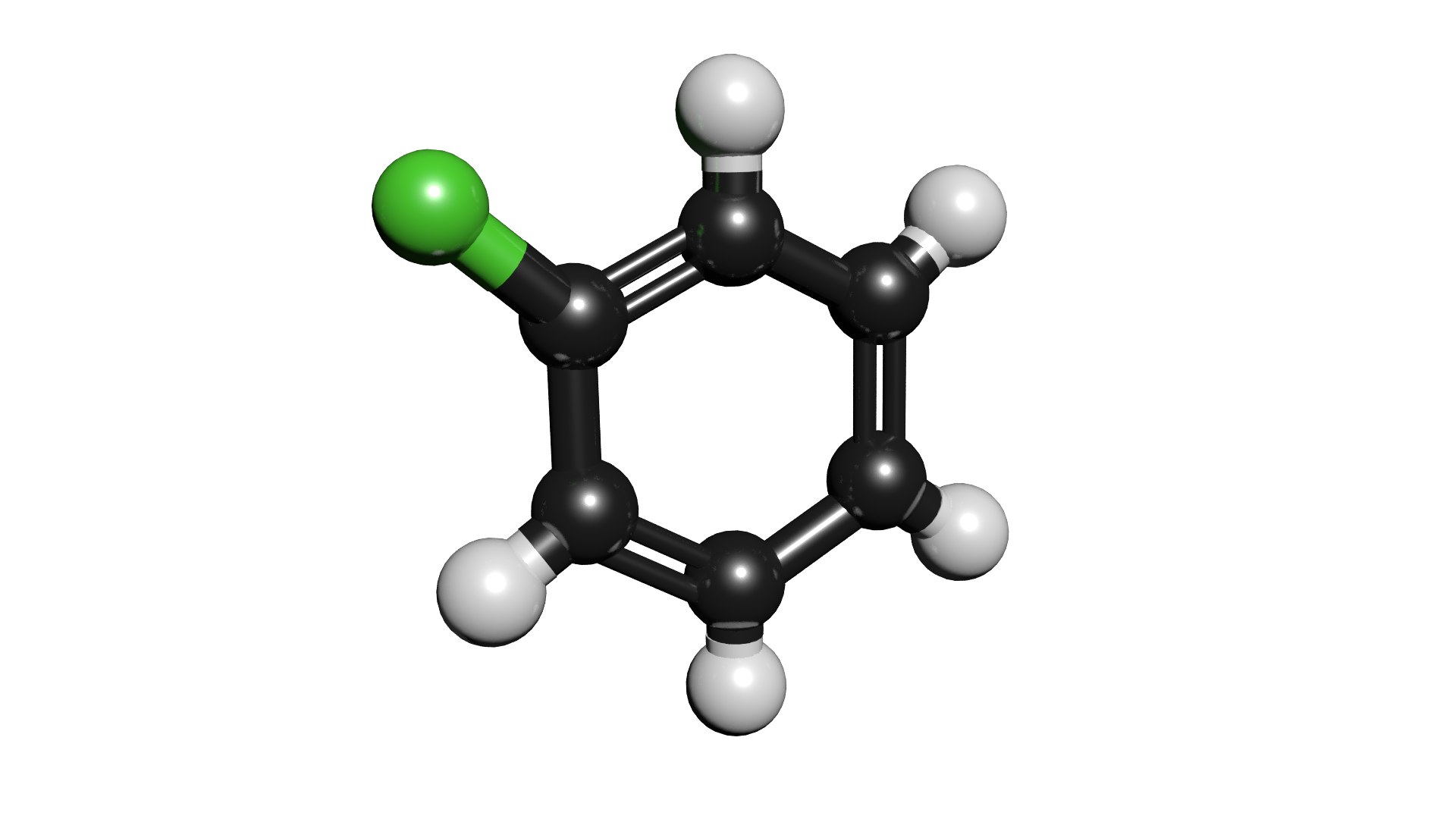 3D c6h5cl chlorobenzene model - TurboSquid 1423977