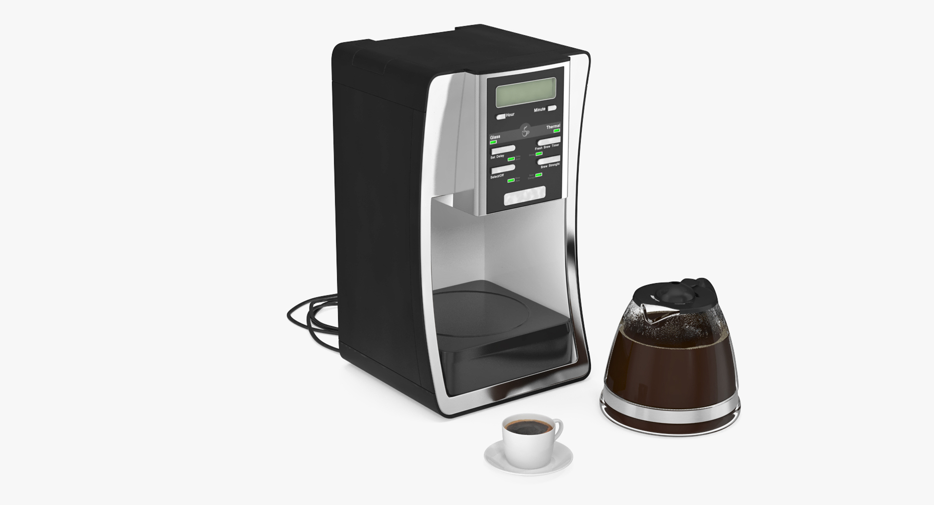 Coffee maker cup 3D model - TurboSquid 1221396