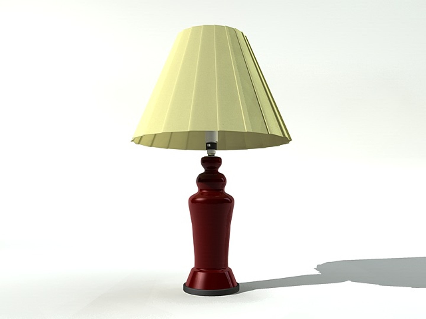 3ds Max Table Lamp