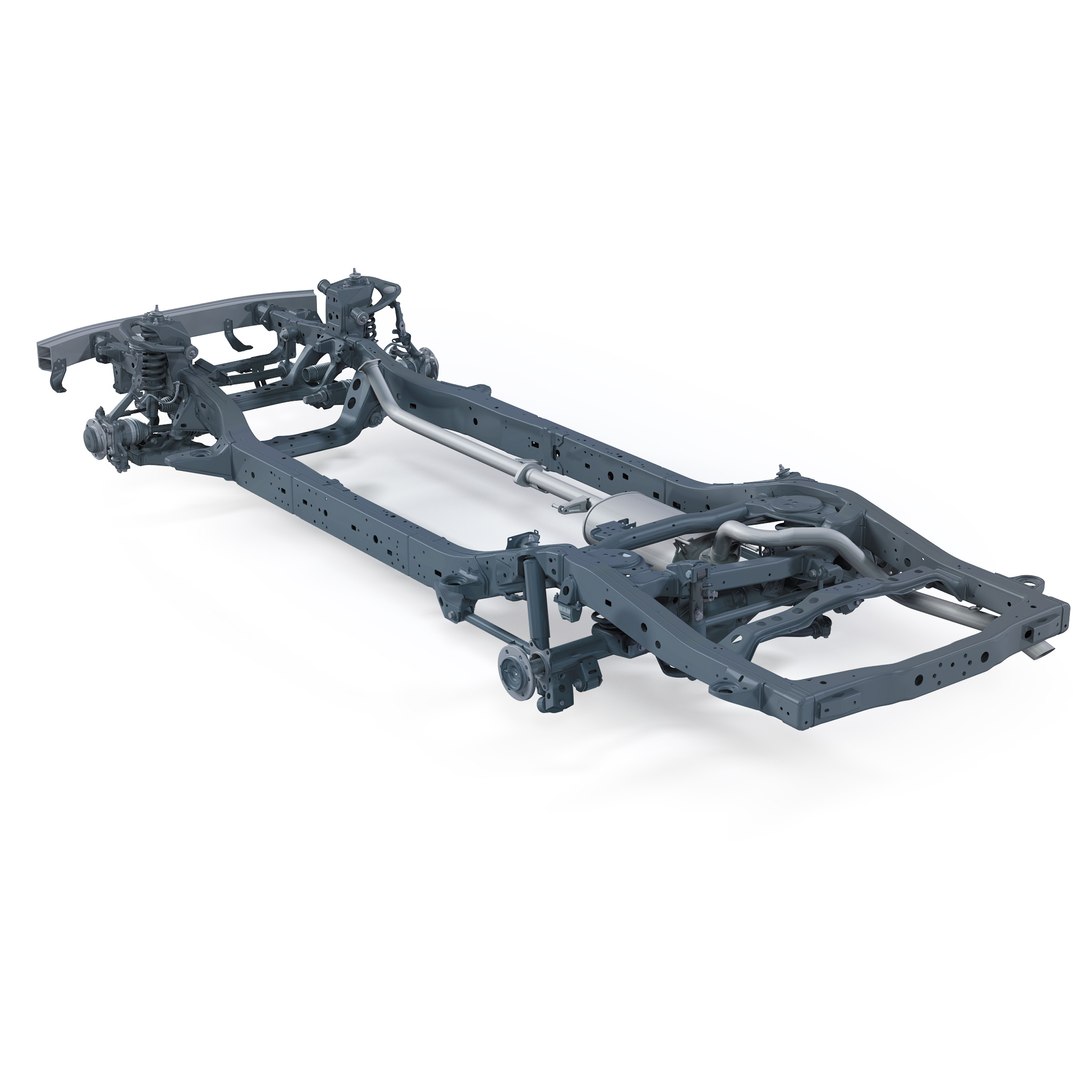 Suv Chassis Frame 3D Model - TurboSquid 1224973