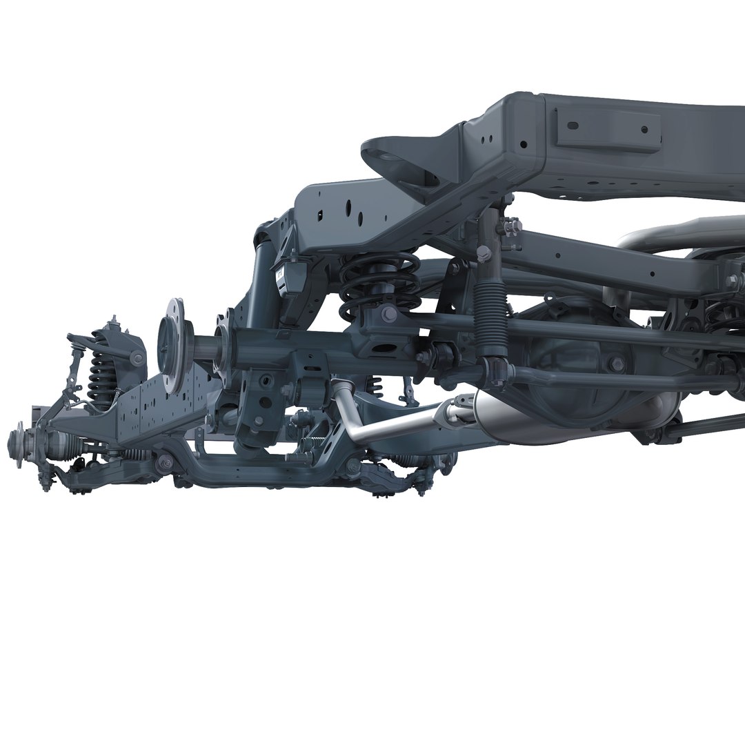 Suv Chassis Frame 3D Model - TurboSquid 1224973