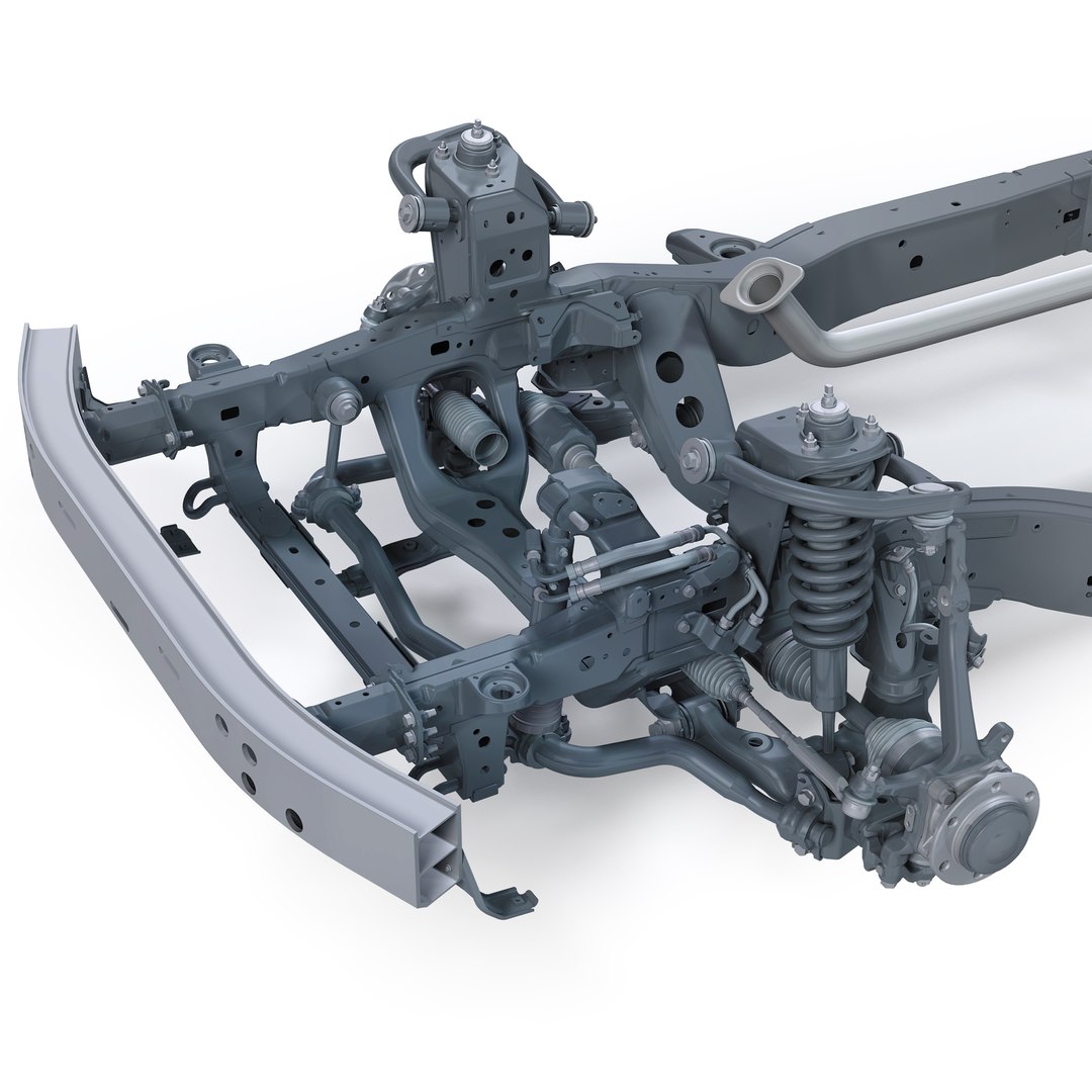Suv Chassis Frame 3D Model - TurboSquid 1224973
