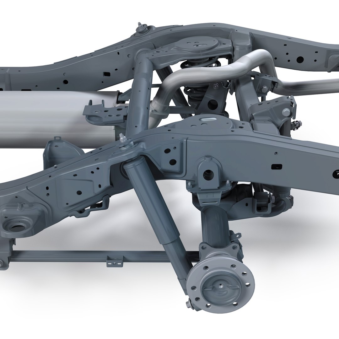 Suv Chassis Frame 3D Model - TurboSquid 1224973