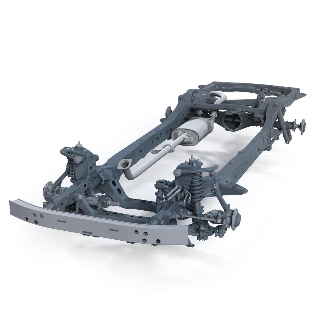 Suv Chassis Frame 3D Model - TurboSquid 1224973