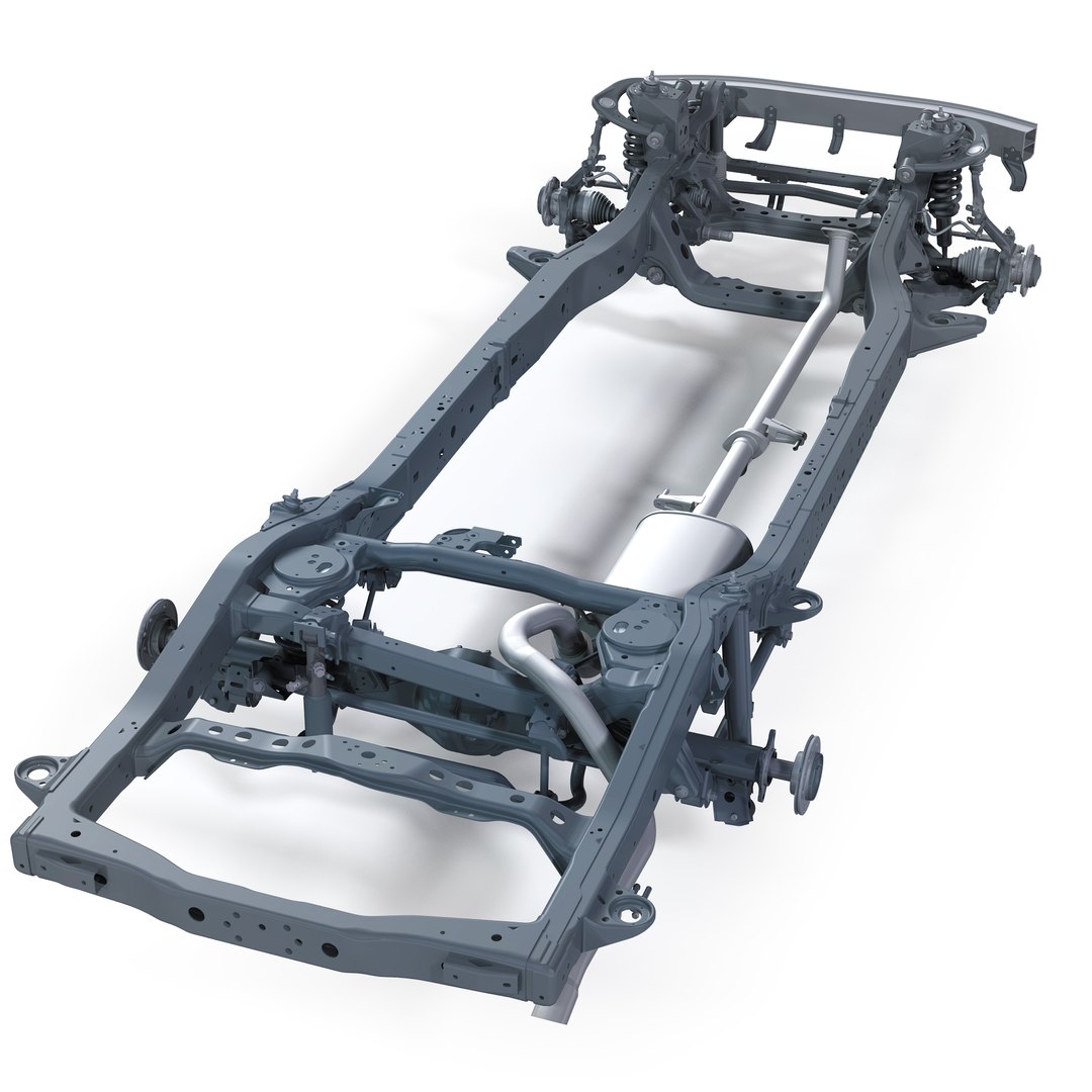 Suv Chassis Frame 3D Model - TurboSquid 1224973
