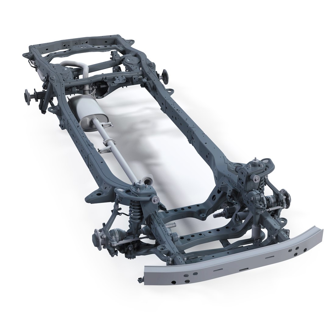 Suv Chassis Frame 3D Model - TurboSquid 1224973