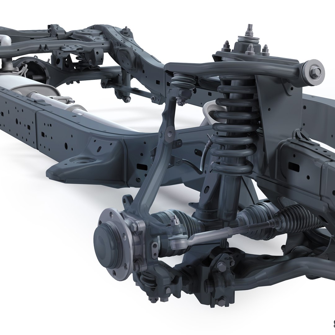 Suv Chassis Frame 3D Model - TurboSquid 1224973
