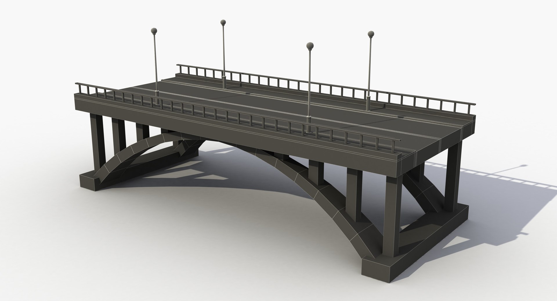 Concrete Bridge 28 3D Model 3D - TurboSquid 1833483