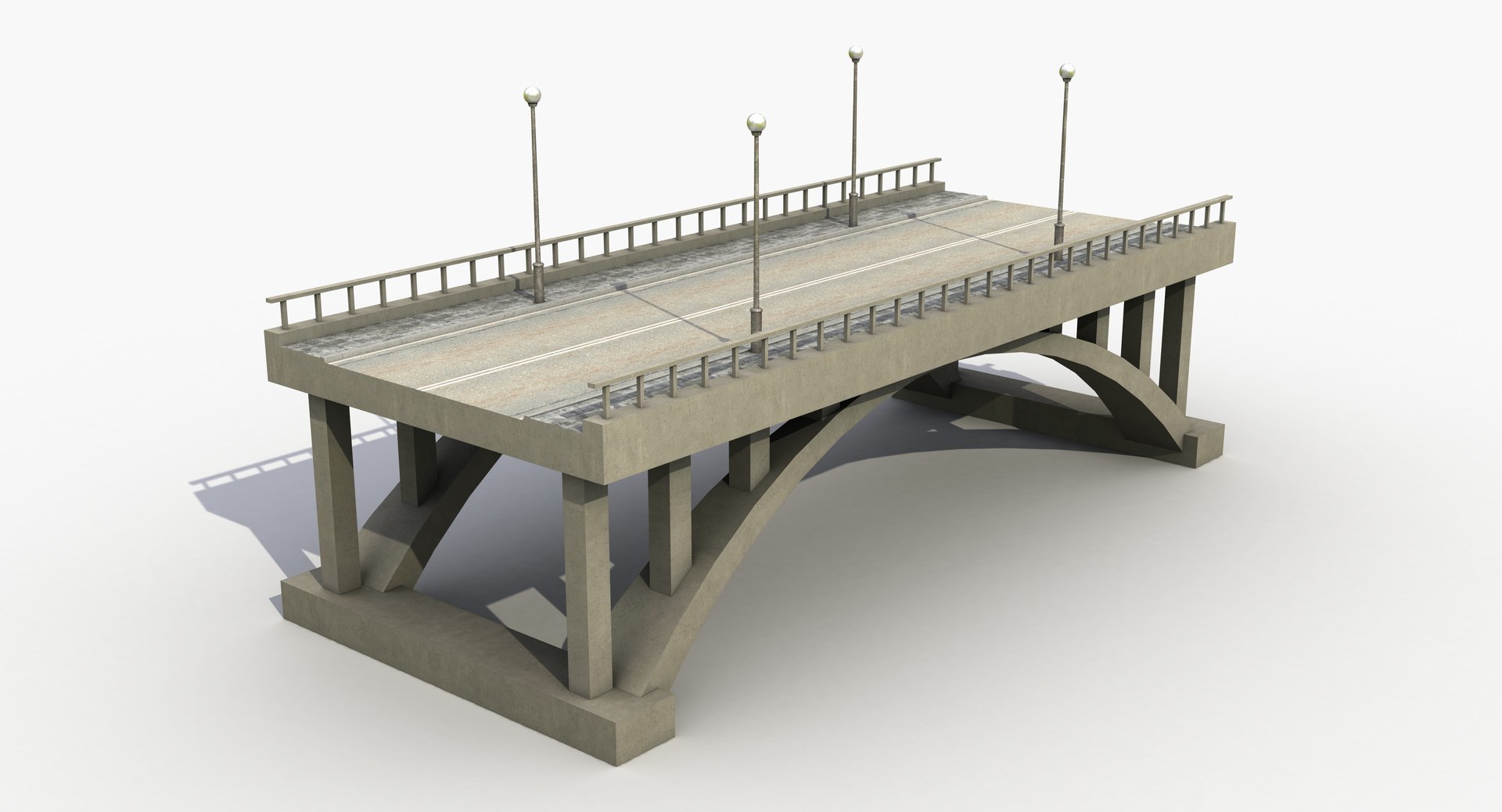 Concrete Bridge 28 3D Model 3D - TurboSquid 1833483