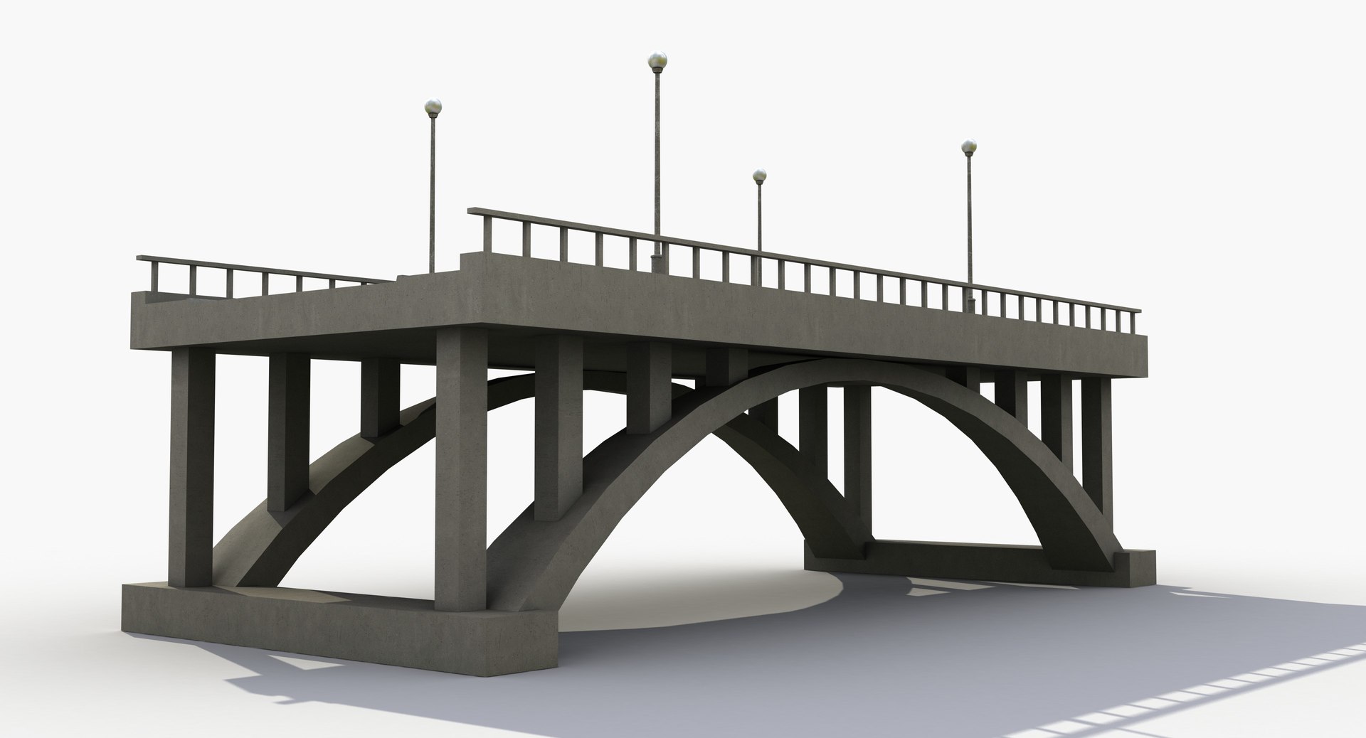 Concrete Bridge 28 3D Model 3D - TurboSquid 1833483