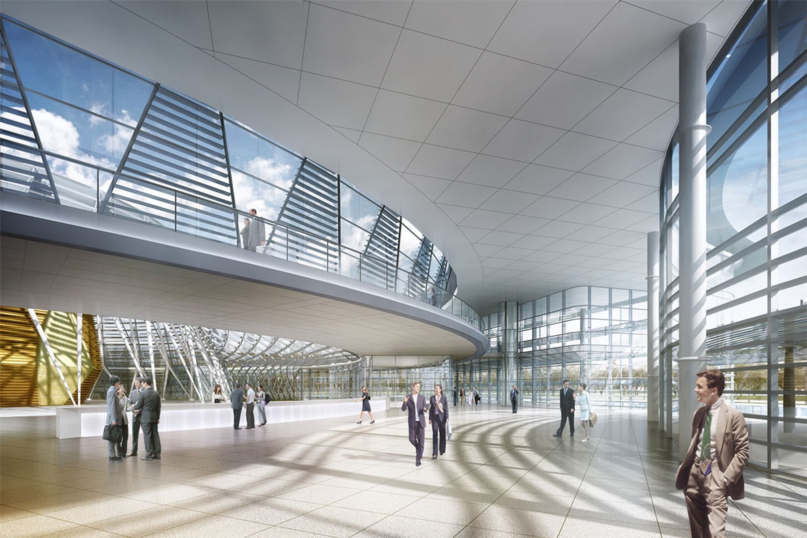 3d Model Of Exhibition Hall