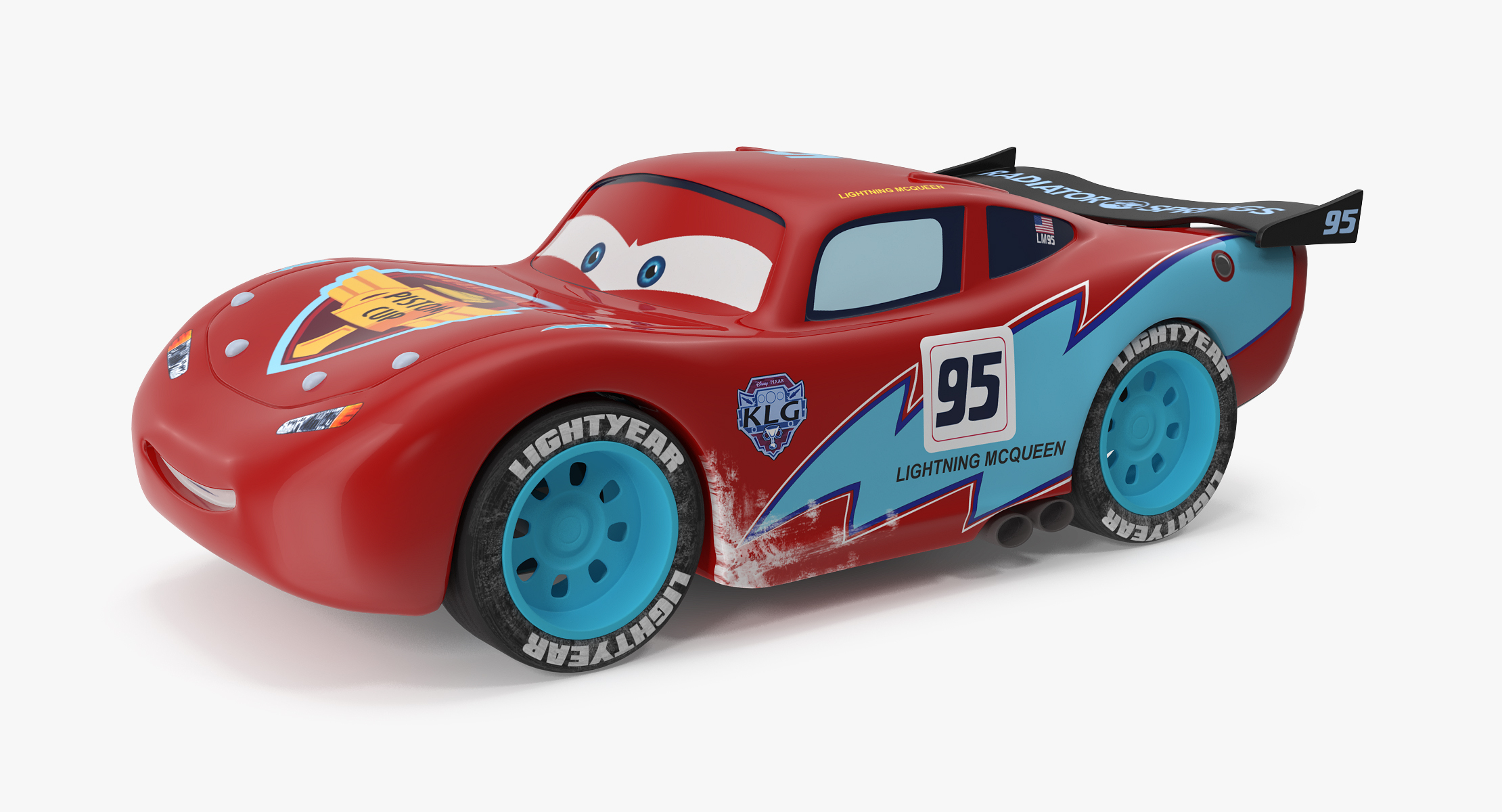 modelo 3d Rayo McQueen Car Toy - TurboSquid 1298207