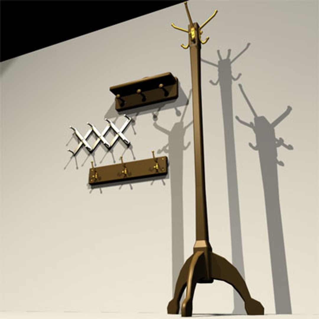 3d Model Hatrack 01 Hat Rack