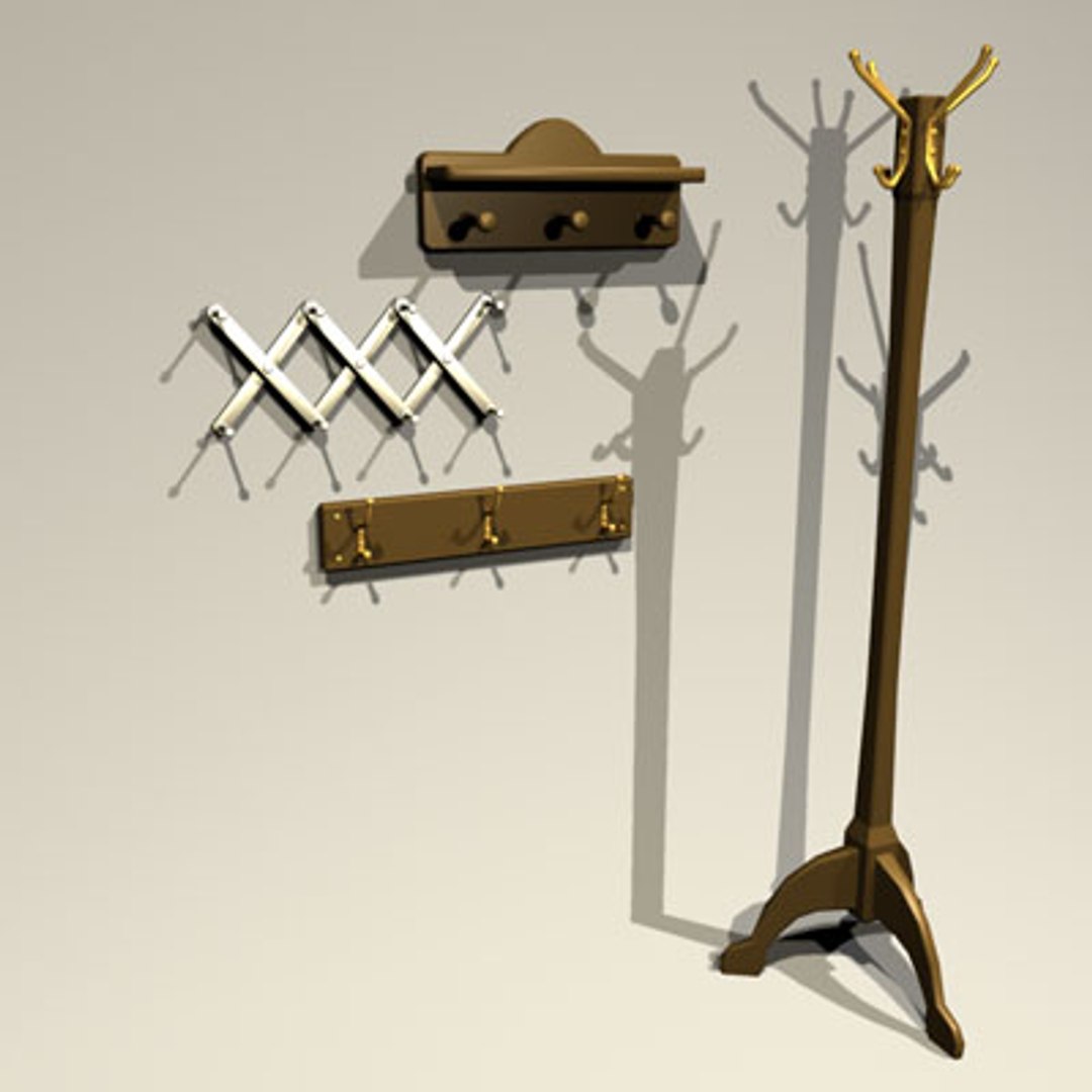 3d Model Hatrack 01 Hat Rack