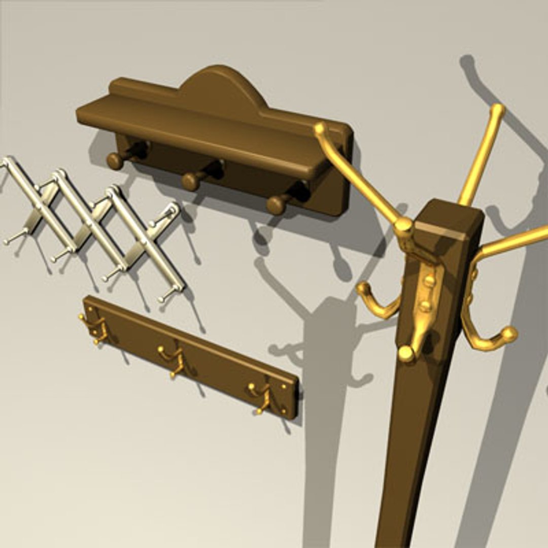 3d Model Hatrack 01 Hat Rack