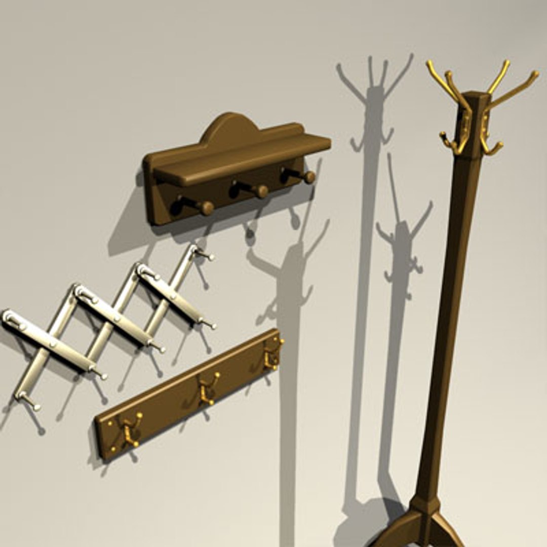 3d Model Hatrack 01 Hat Rack