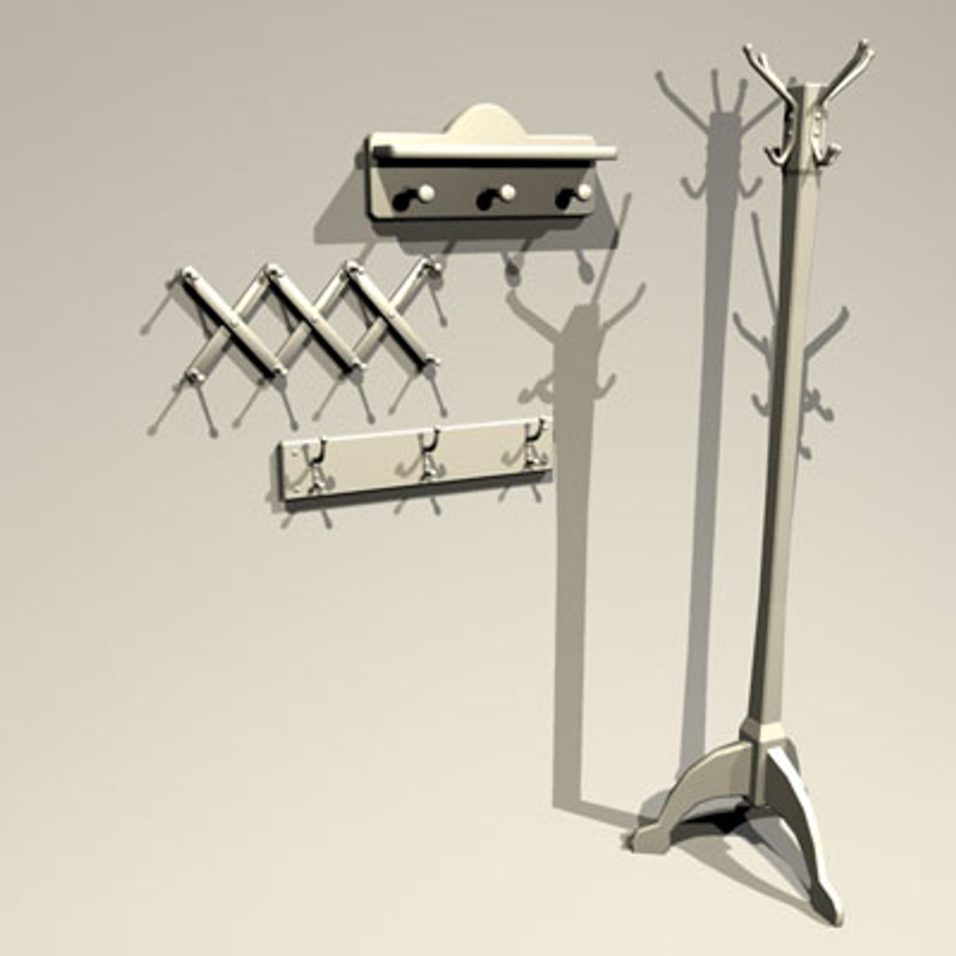 3d Model Hatrack 01 Hat Rack