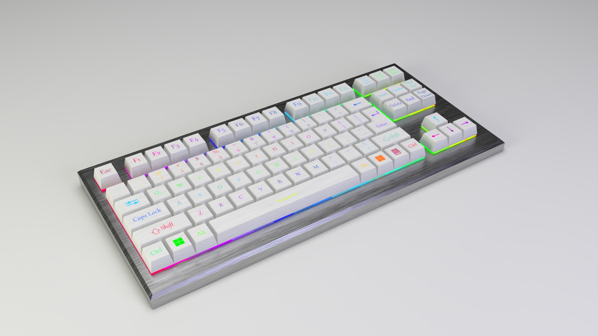 3D Rgb Keyboard Model - TurboSquid 1233355