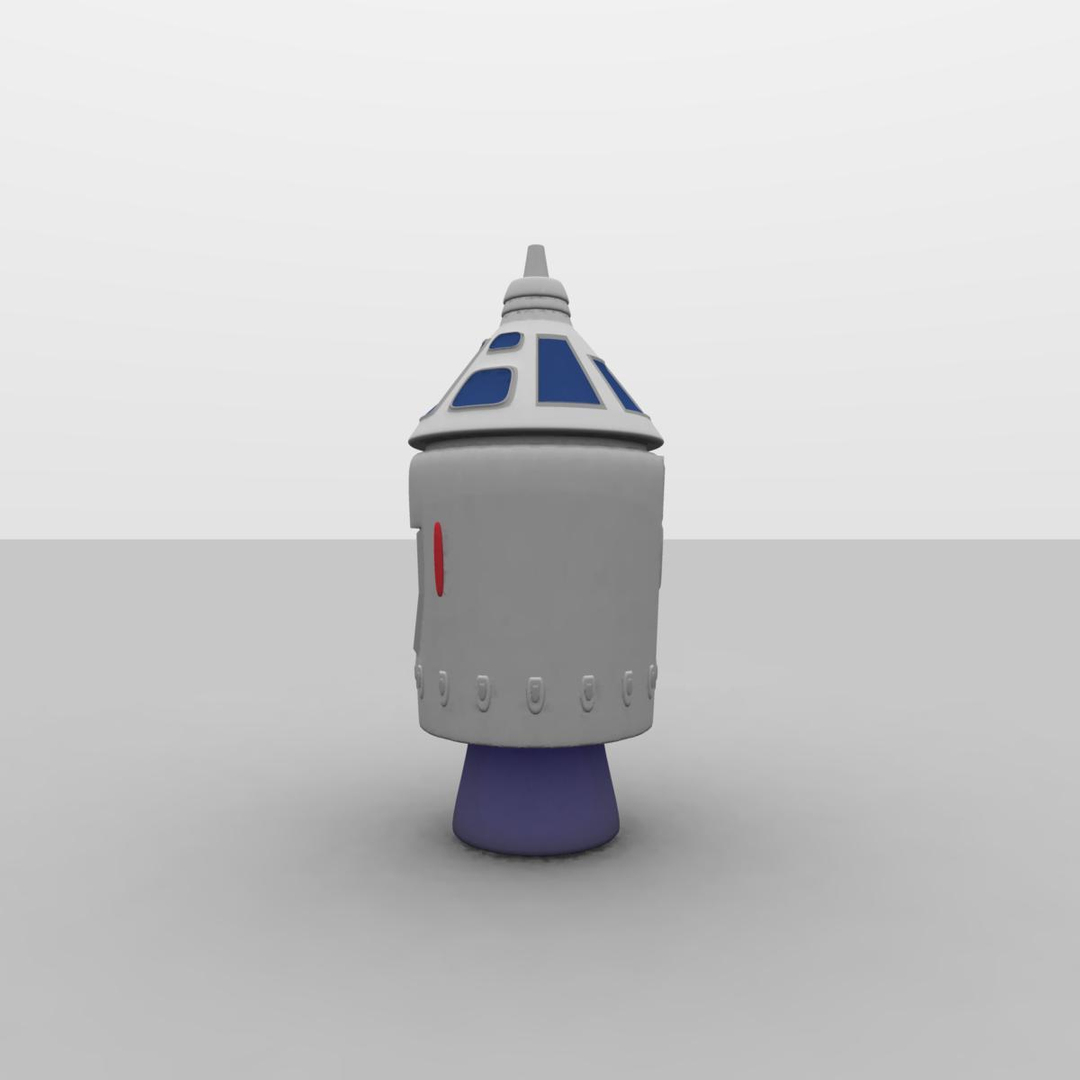 3d Model Space Capsule
