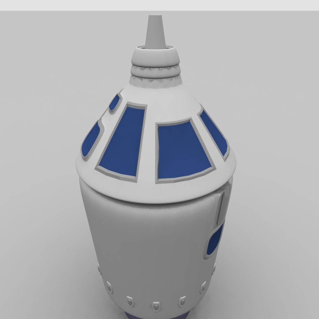 3d Model Space Capsule