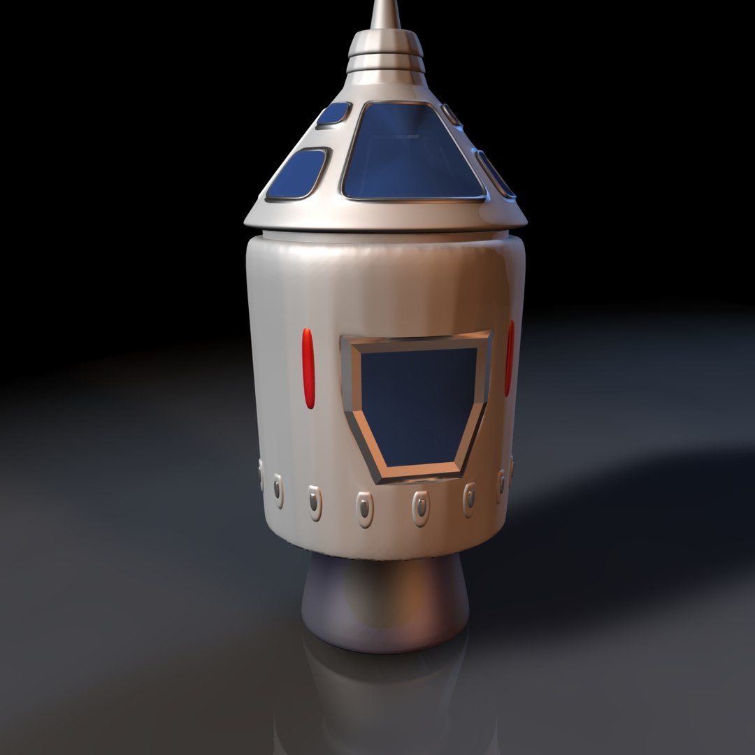 3d Model Space Capsule