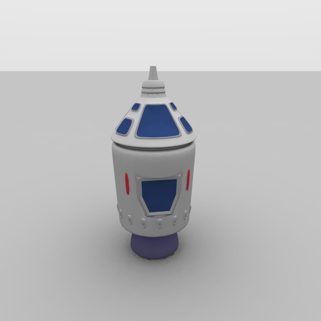 3d Model Space Capsule