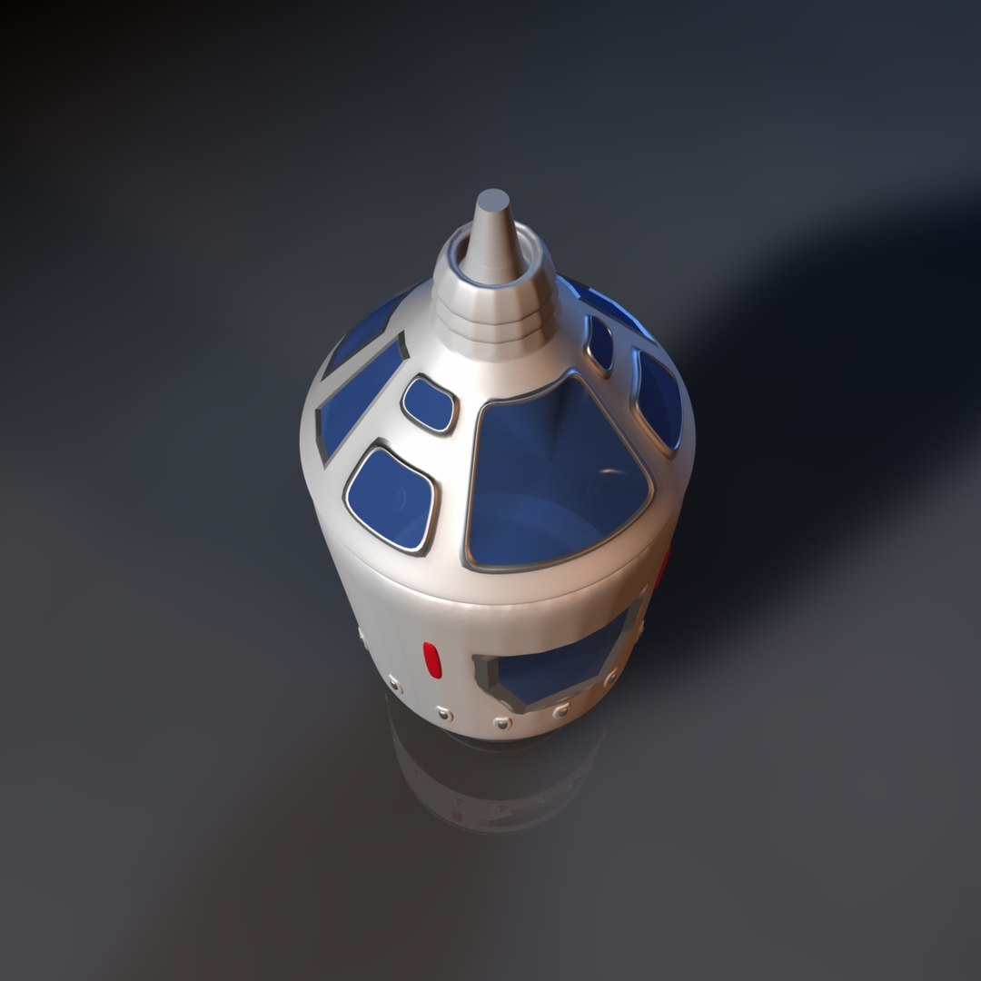 3d Model Space Capsule