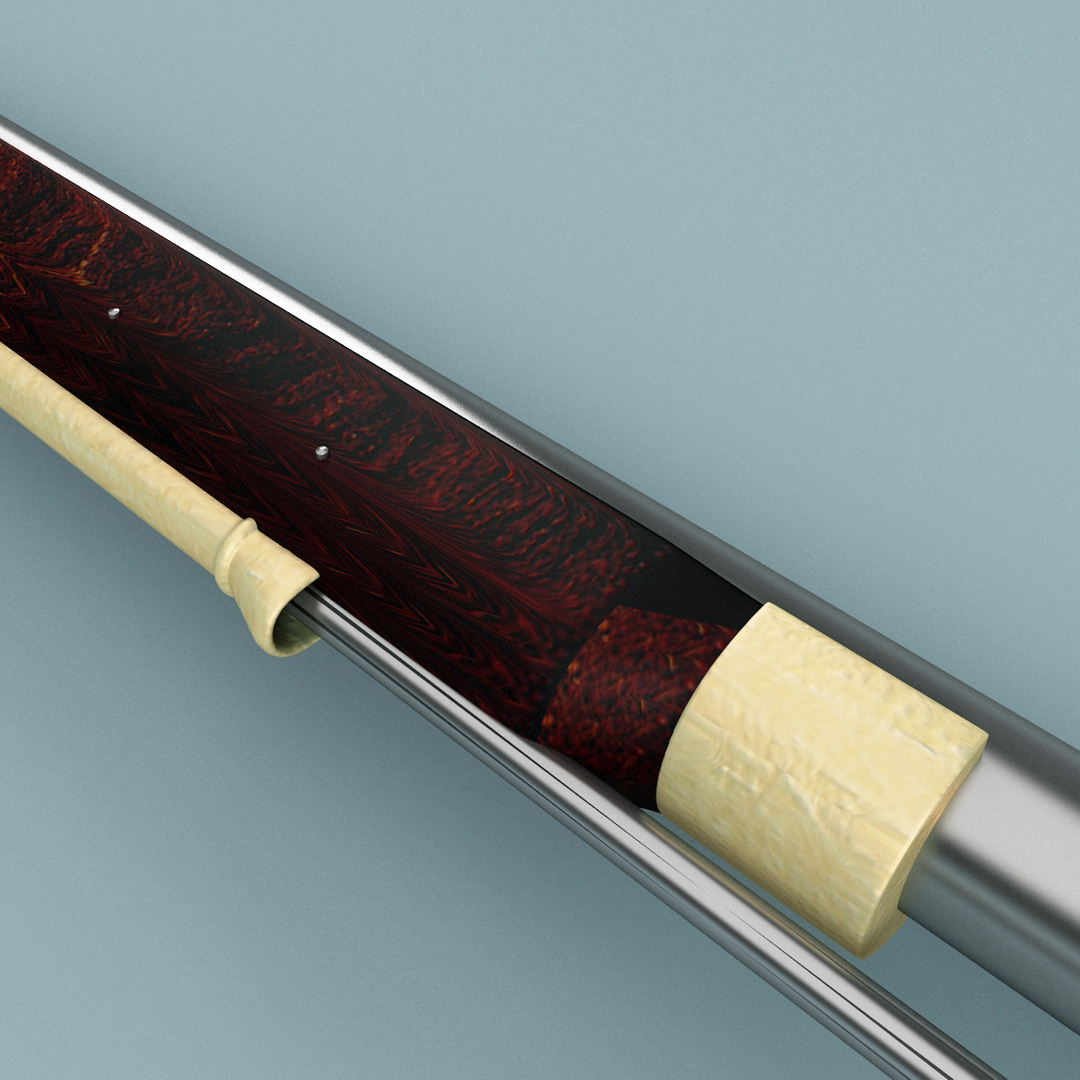 3d model old muskets v3