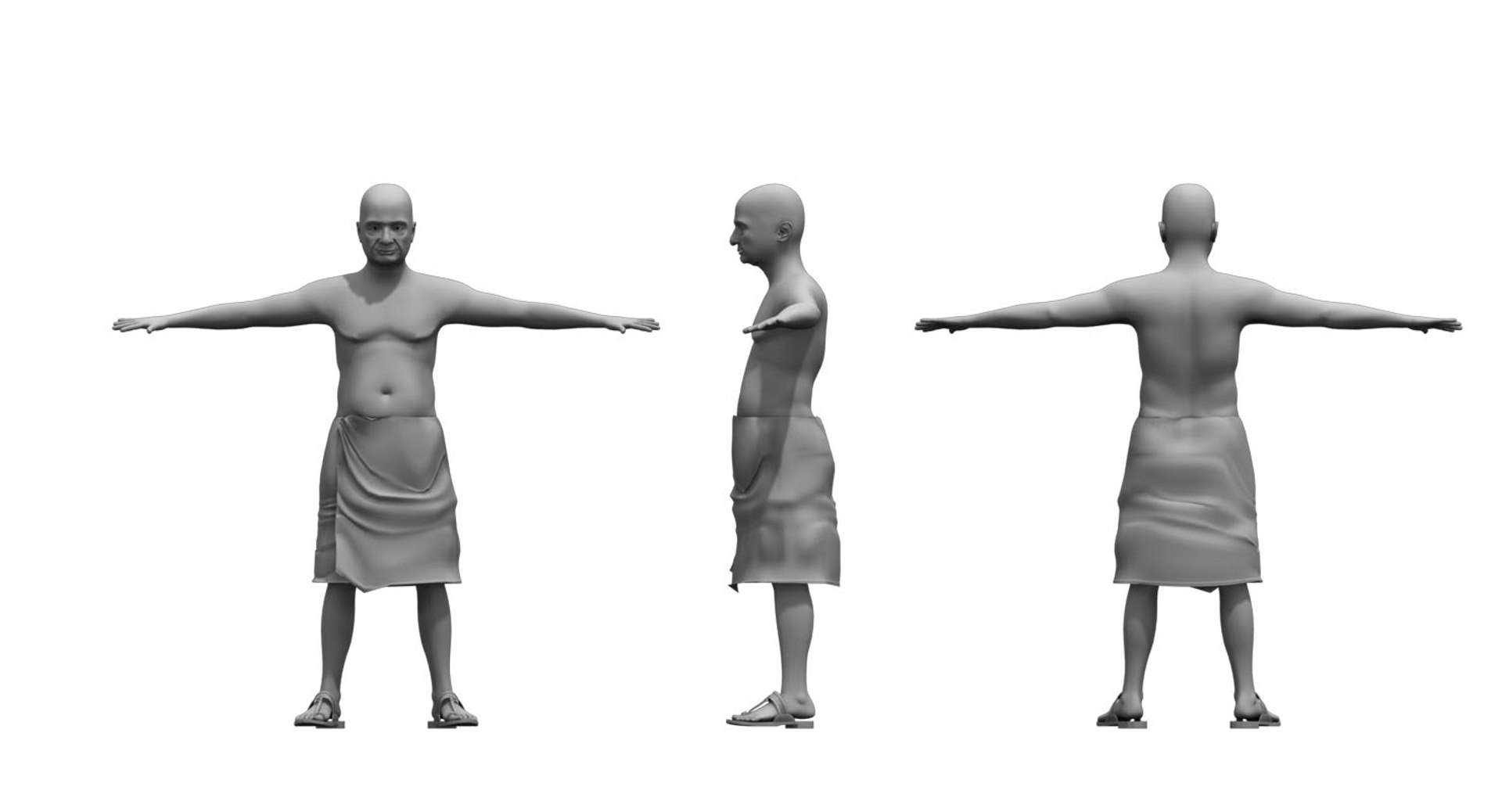 Old Man Final Work Model - TurboSquid 1536186