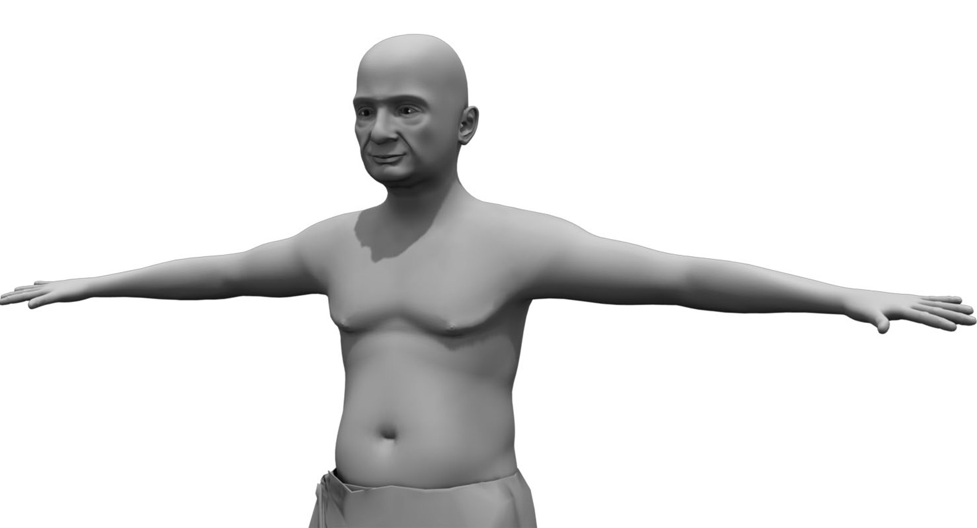 Old Man Final Work Model - TurboSquid 1536186