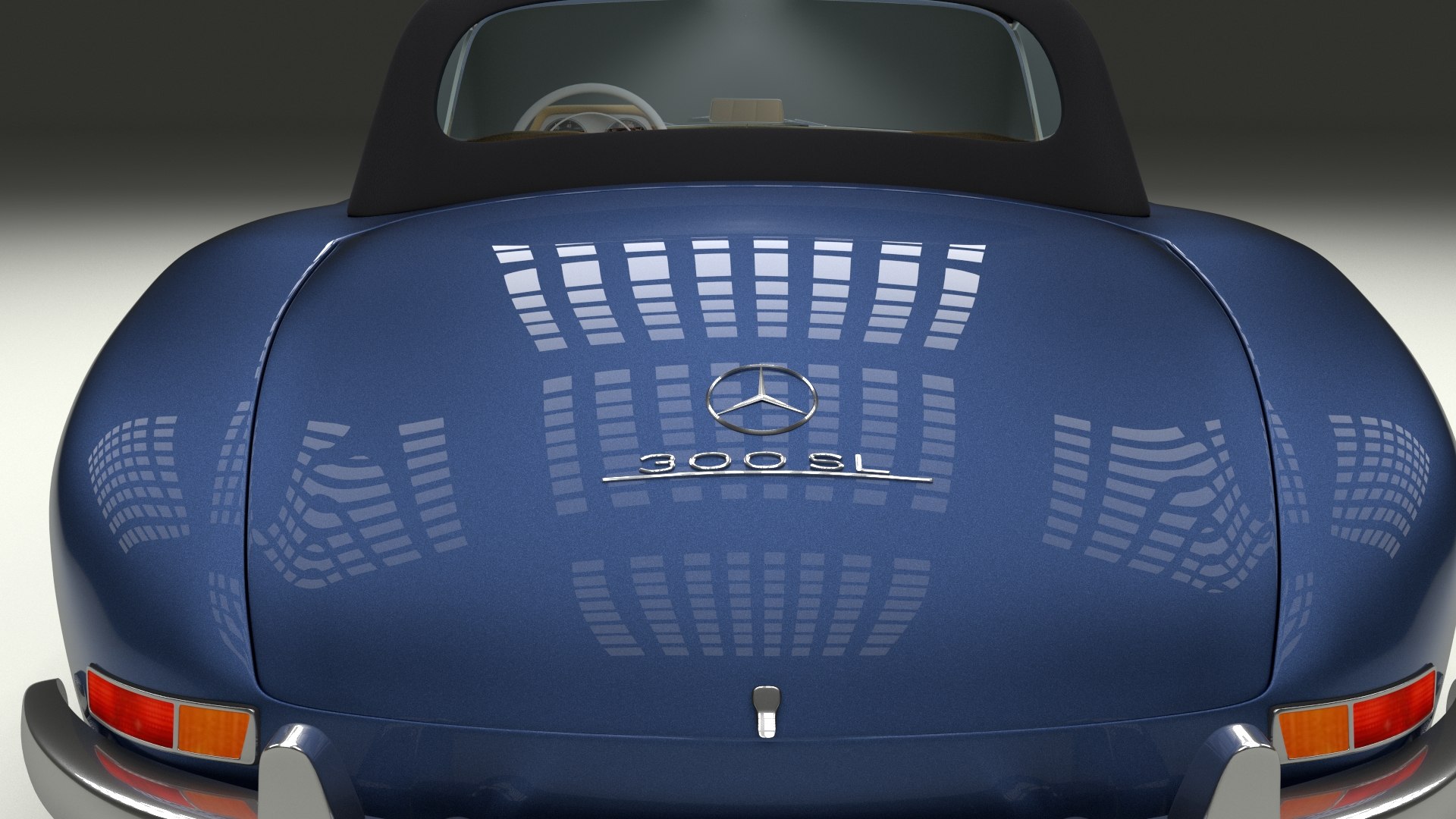 Obj Mercedes 300sl Roadster Hdri