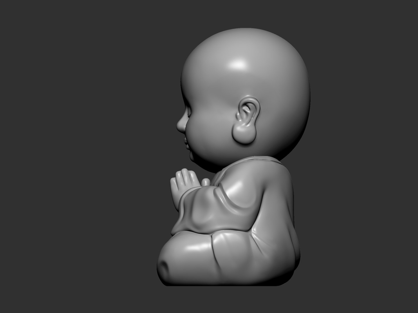 3D Little Monk Model - TurboSquid 2168000
