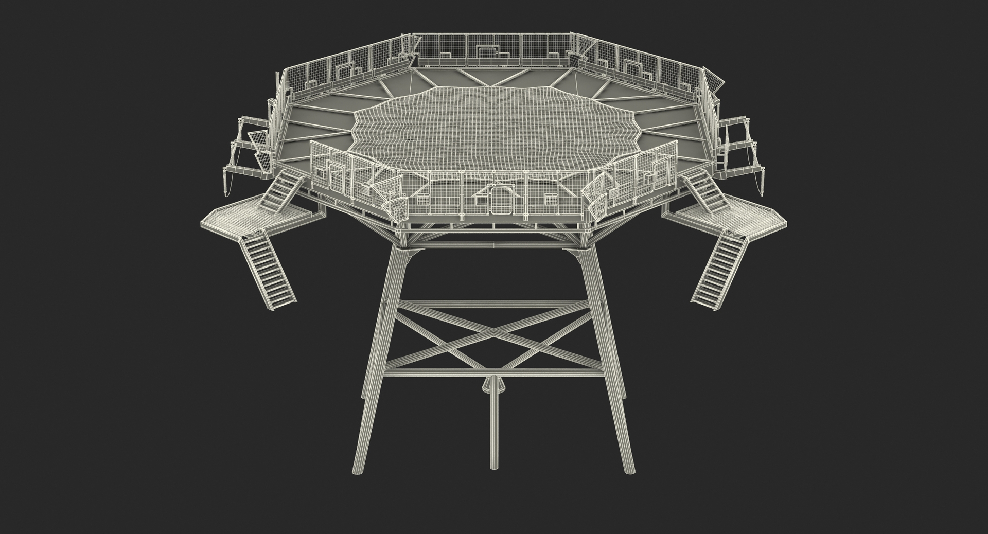 Helipad Pad 3D - TurboSquid 1291423
