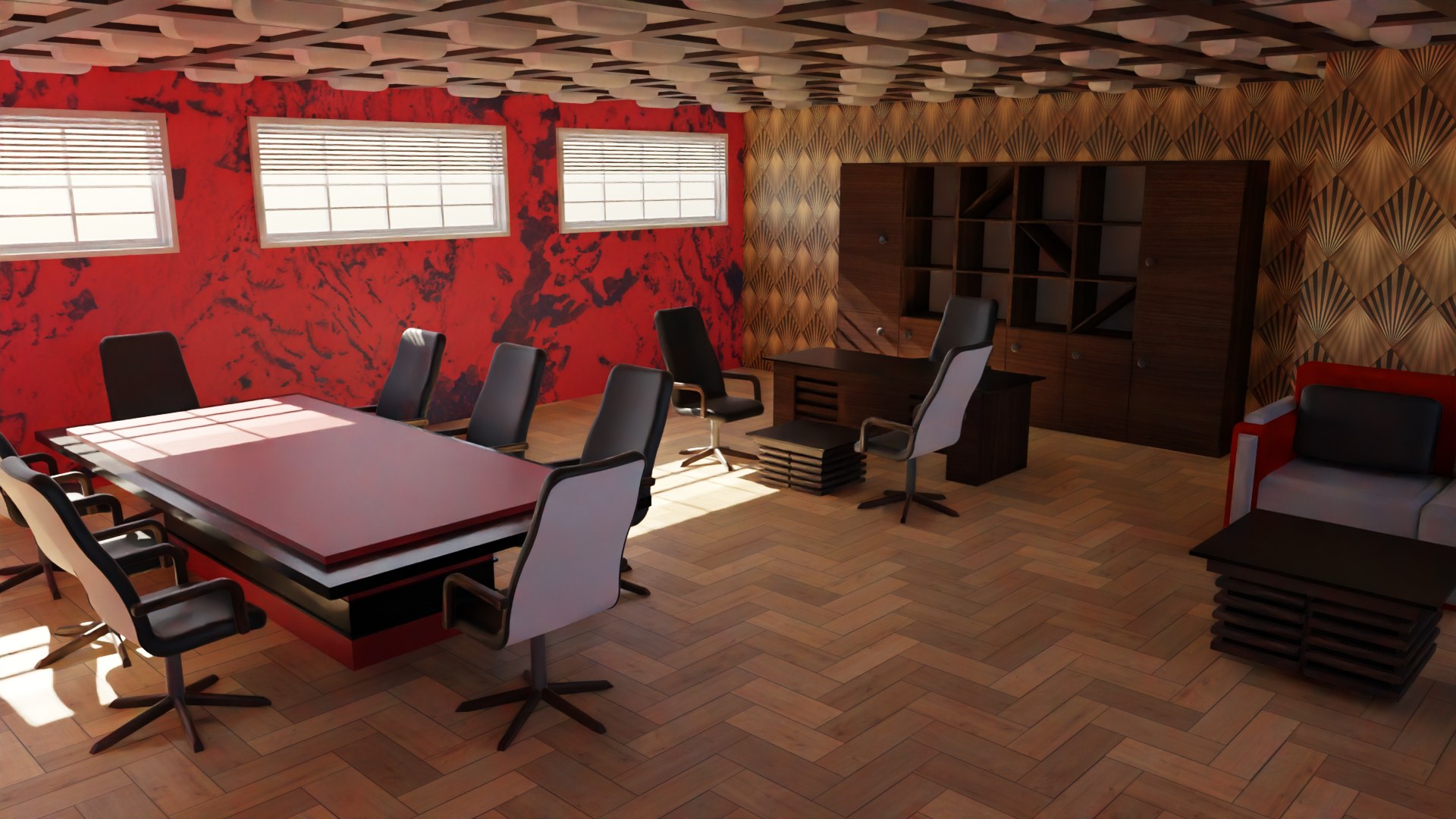 3D Boss Office - TurboSquid 2160829