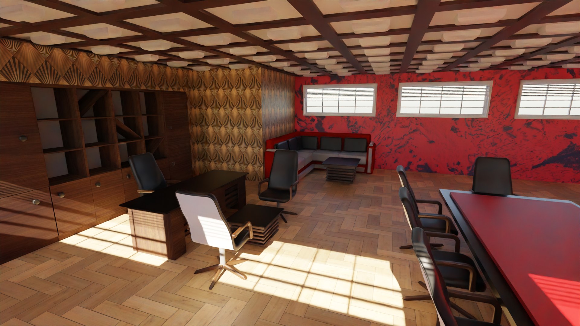 3D Boss Office - TurboSquid 2160829