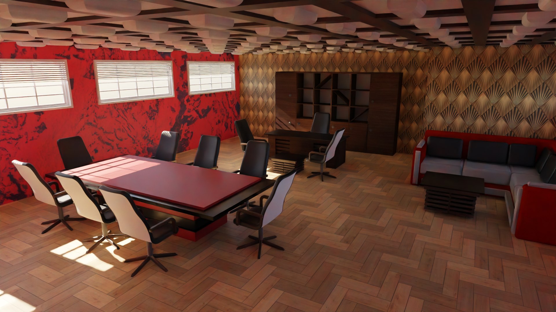 3D Boss Office - TurboSquid 2160829