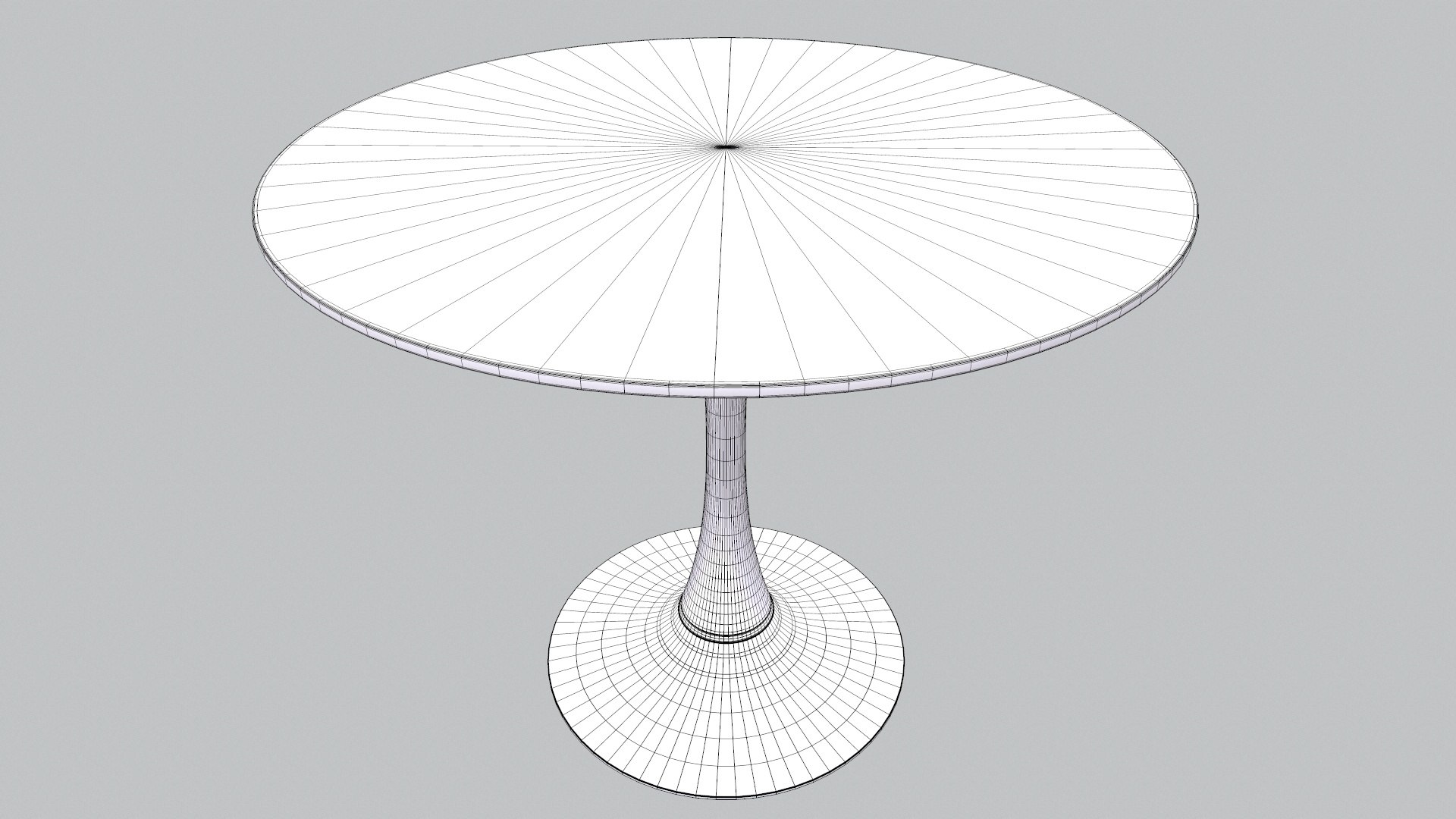 Round Table 3D Model - TurboSquid 2002371