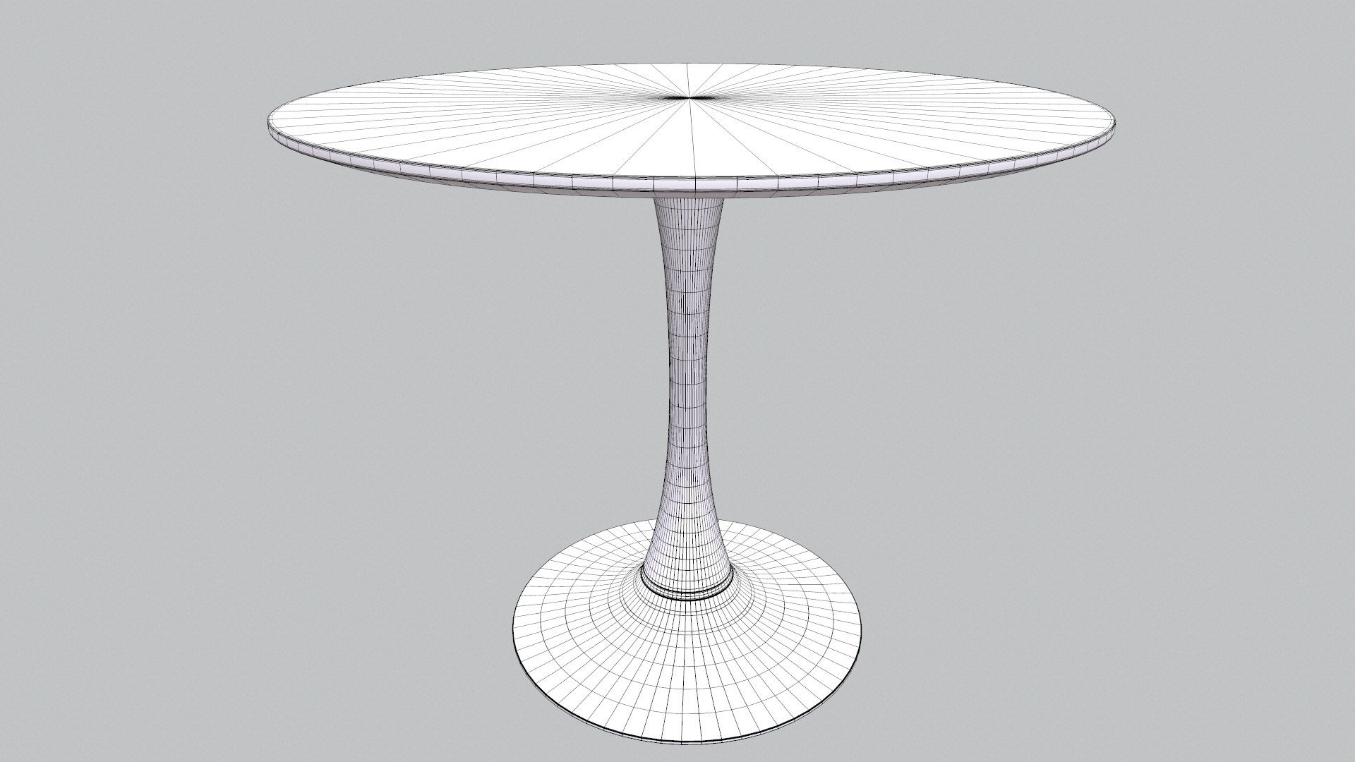 Round Table 3D Model - TurboSquid 2002371