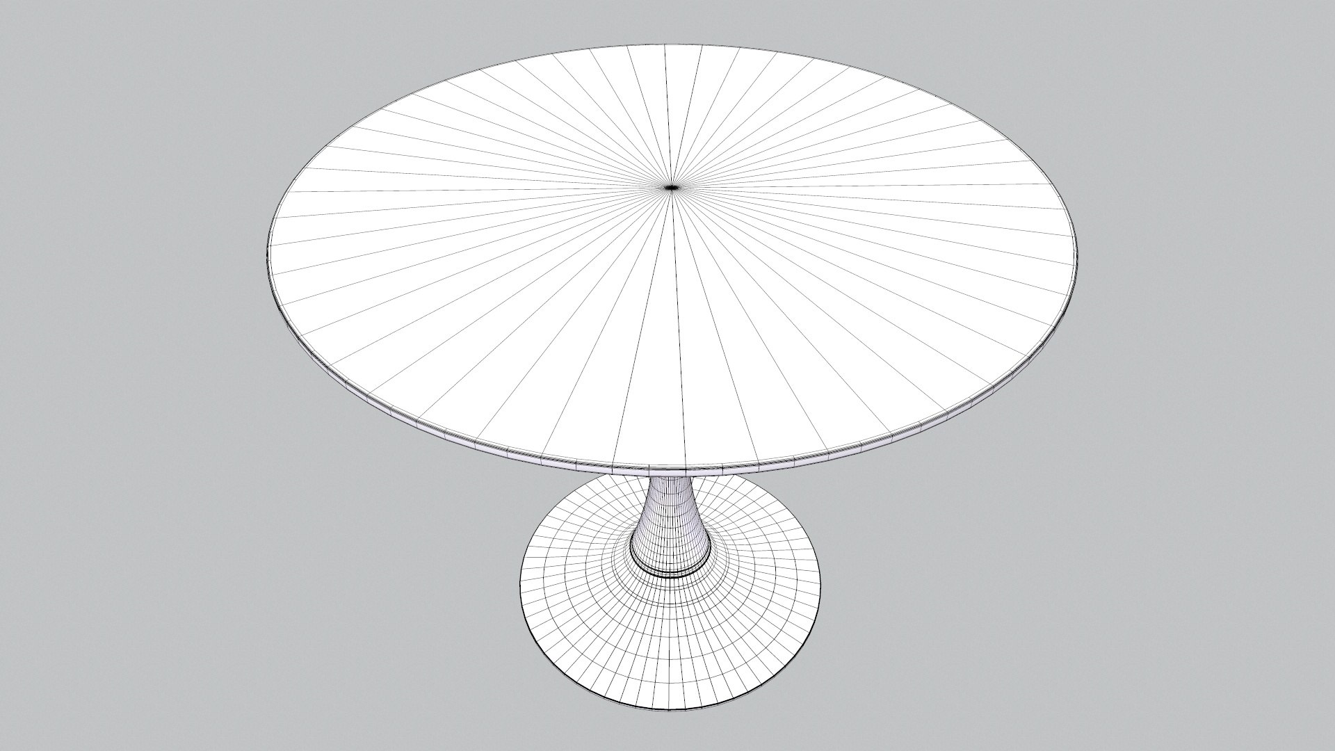 Round Table 3D Model - TurboSquid 2002371