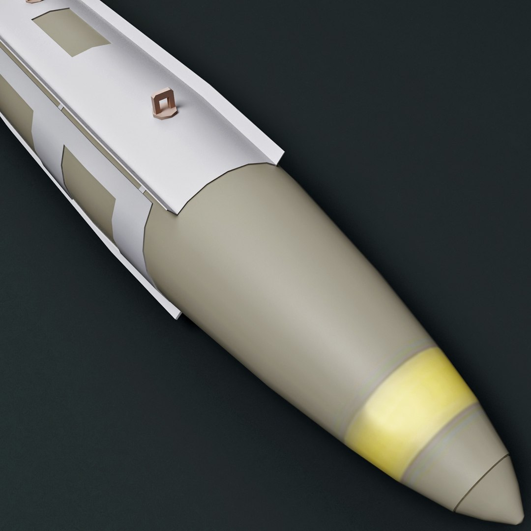 3d aircraft bomb gbu-31 jdam model