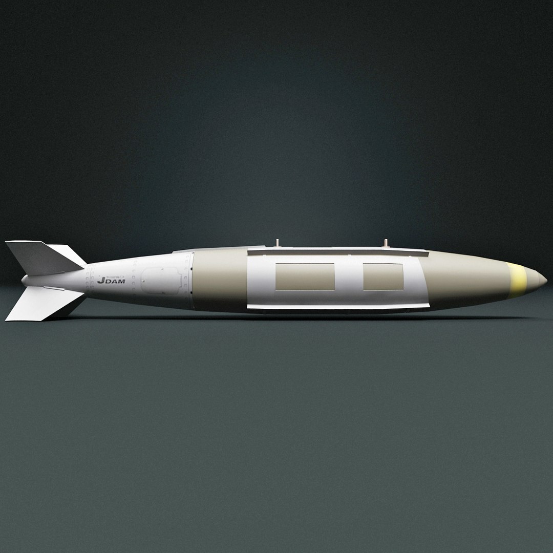 3d Aircraft Bomb Gbu-31 Jdam Model