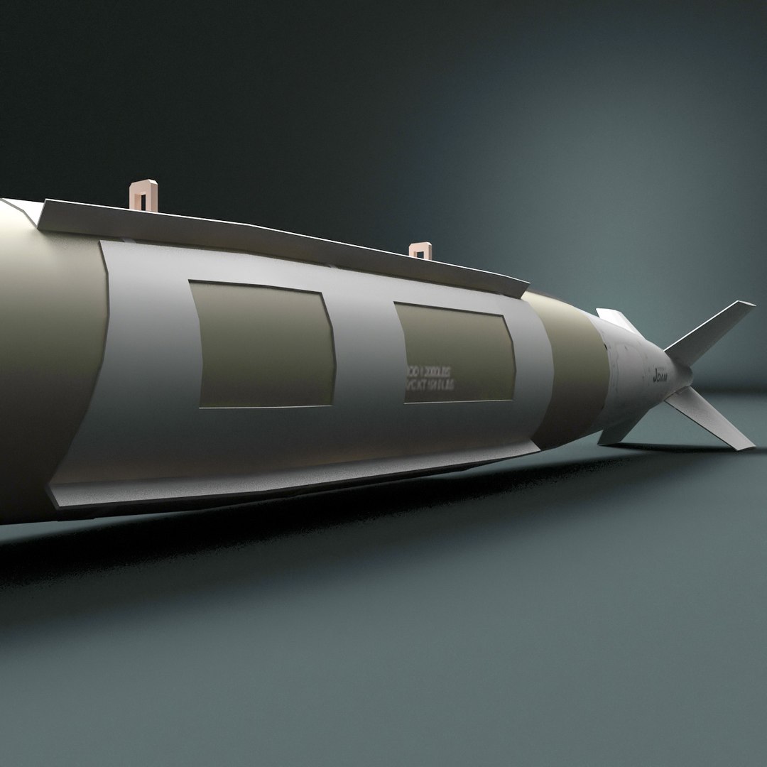 3d Aircraft Bomb Gbu-31 Jdam Model