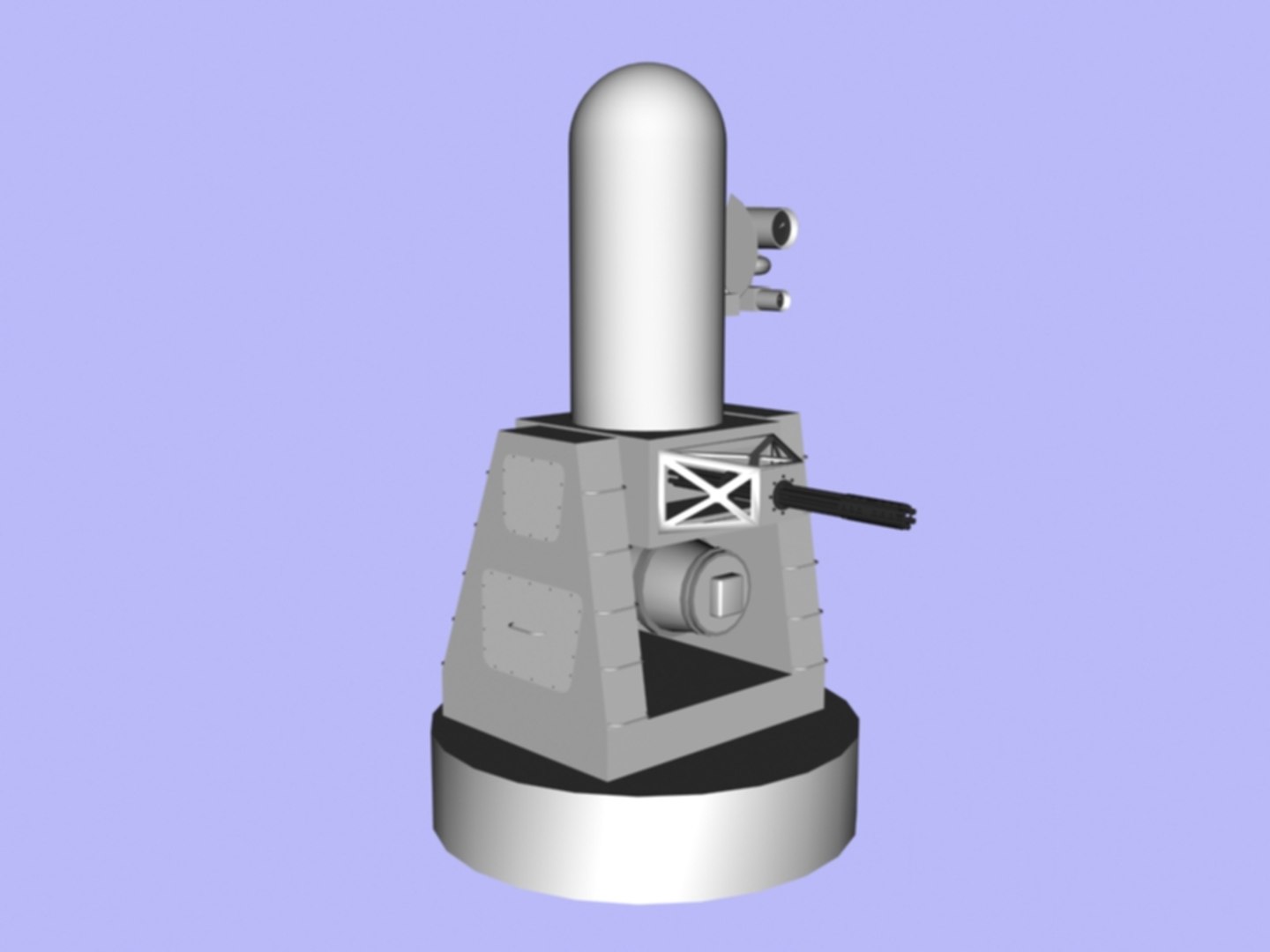 3d model close ciws