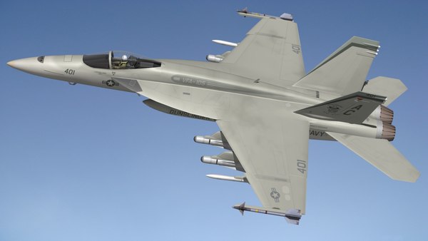 3D model F18 VFA105 Gunslingers - TurboSquid 1749410