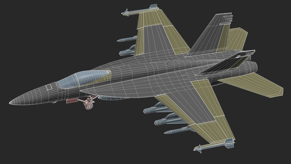 3D model F18 VFA105 Gunslingers - TurboSquid 1749410
