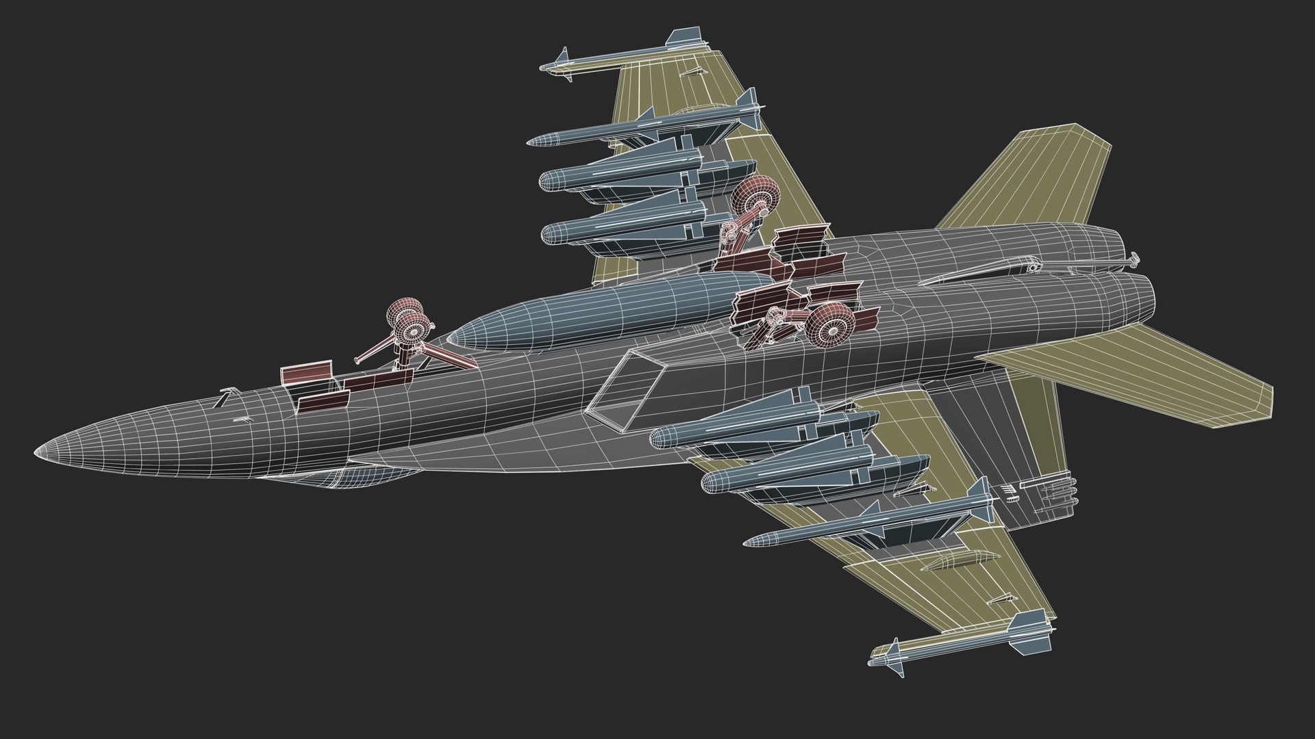 3D Model F18 VFA105 Gunslingers - TurboSquid 1749410